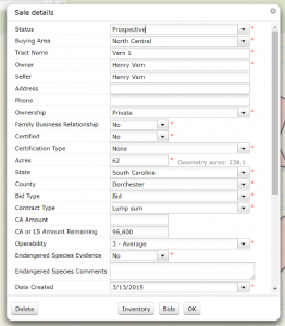 WoodPro: GIS Software-as-a-Service for Wood Procurement - Sewall Infrastructure